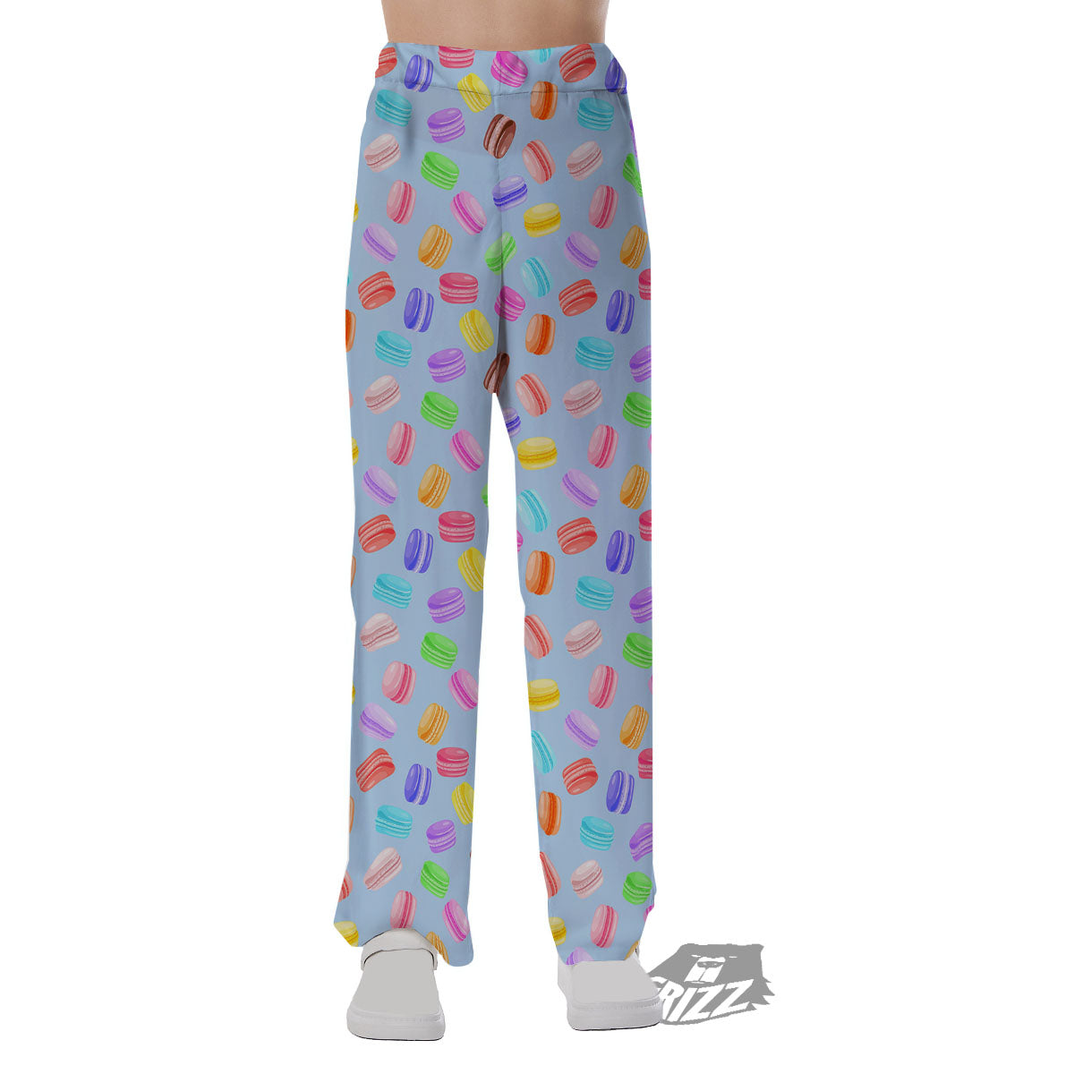 Macarons Colorful Print Pattern Pajama Pants