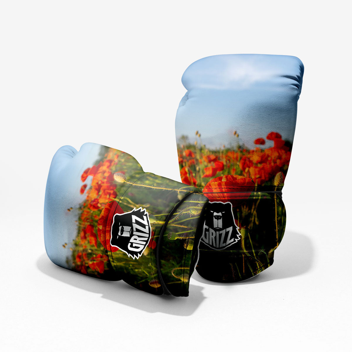 Remembrance Poppy Day Print Pro Boxing Glove