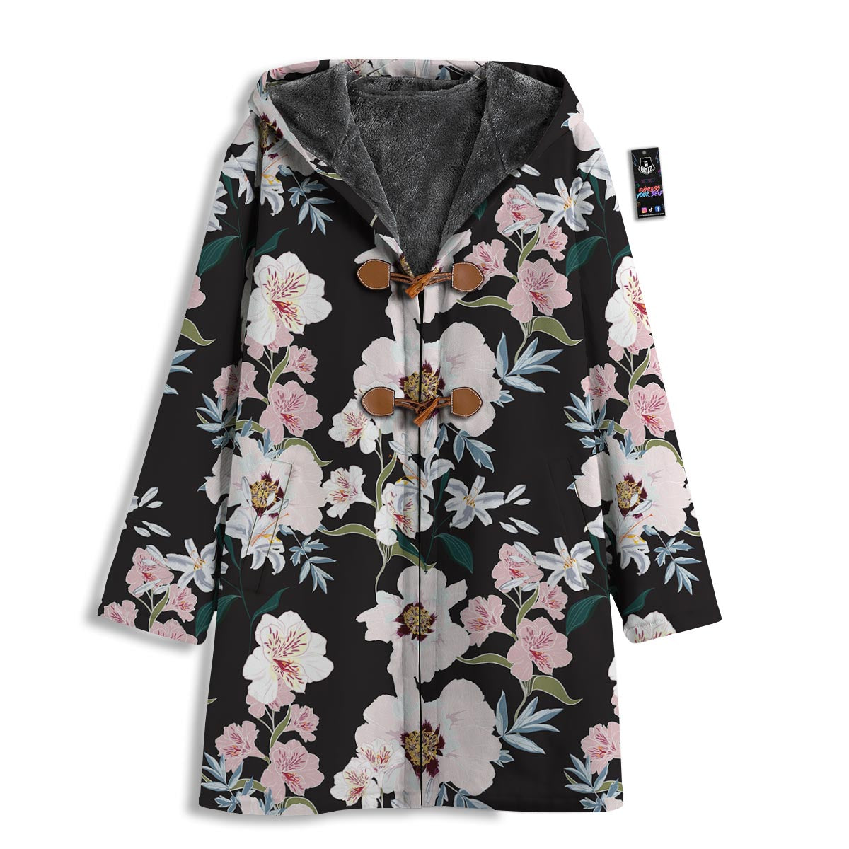 Alstroemeria Tropical Print Pattern Men's Windbreaker Jacket