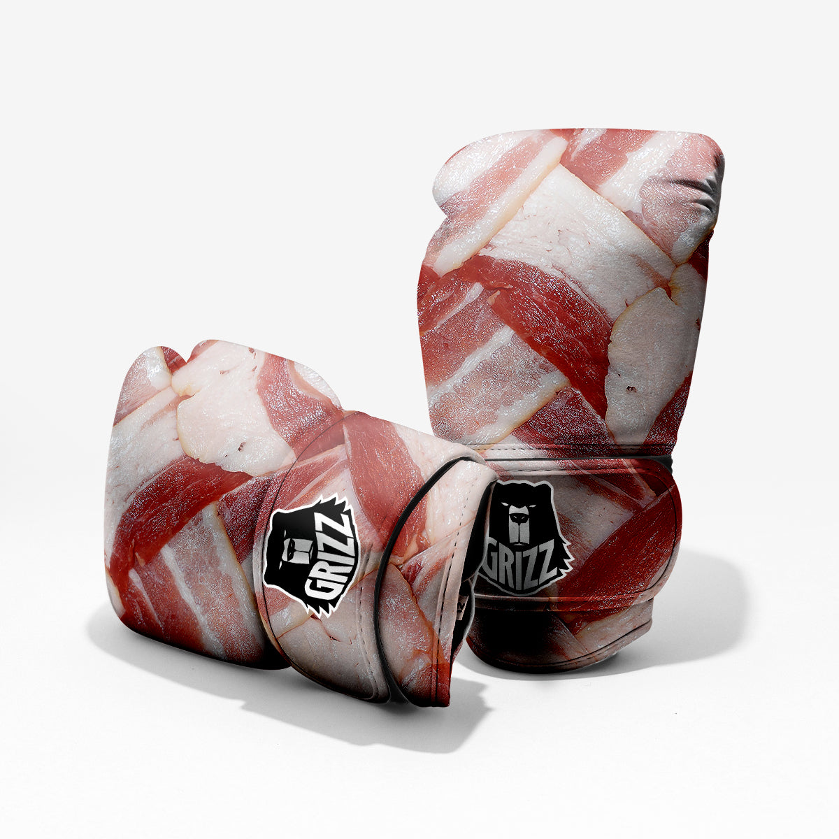 Bacon Weaving Print Pro Boxing Glove