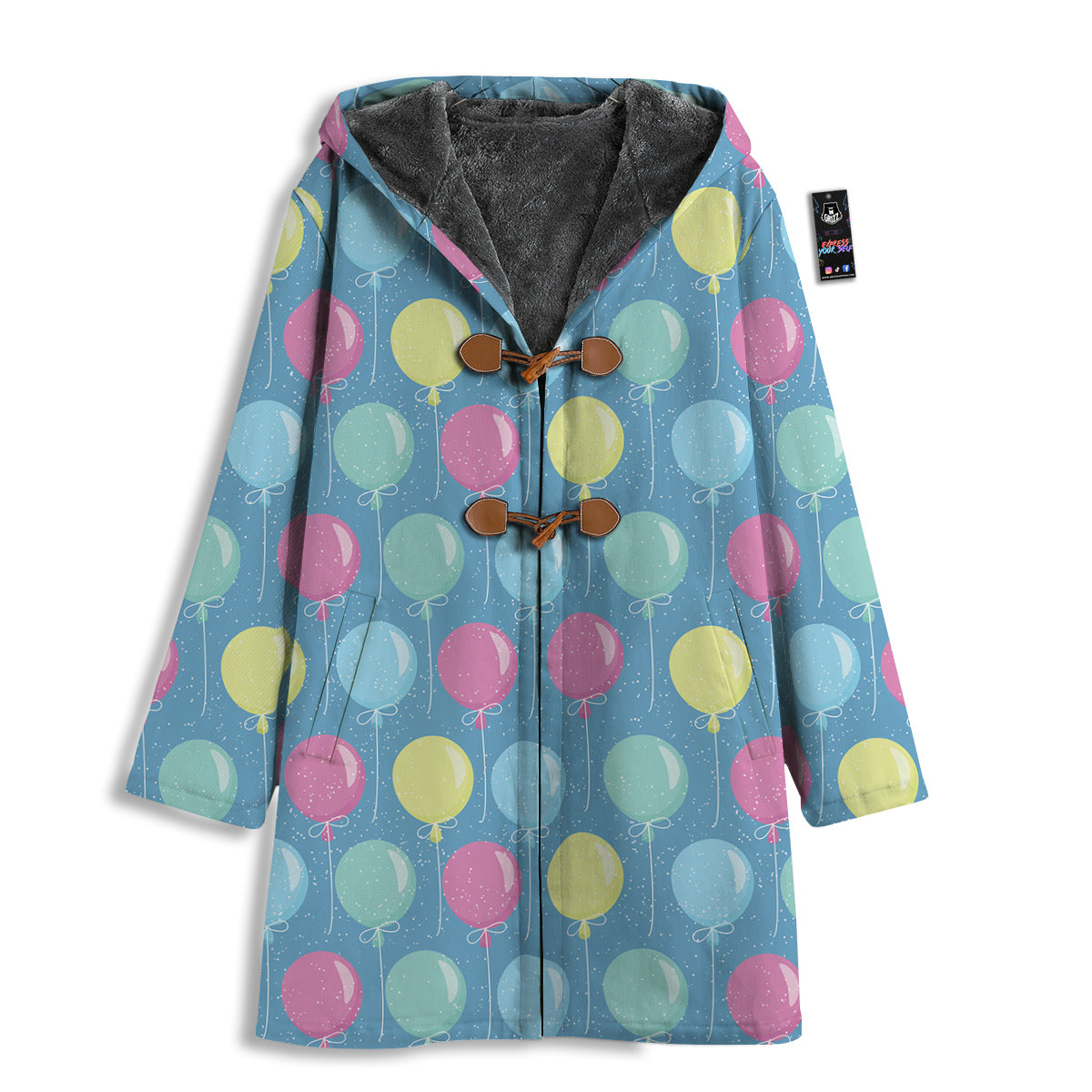 Balloon Colorful Print Pattern Men's Windbreaker Jacket