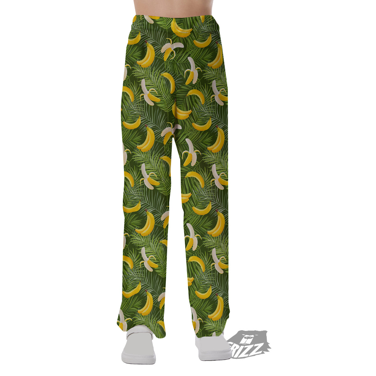 Banana Aloha Print Pattern Pajama Pants