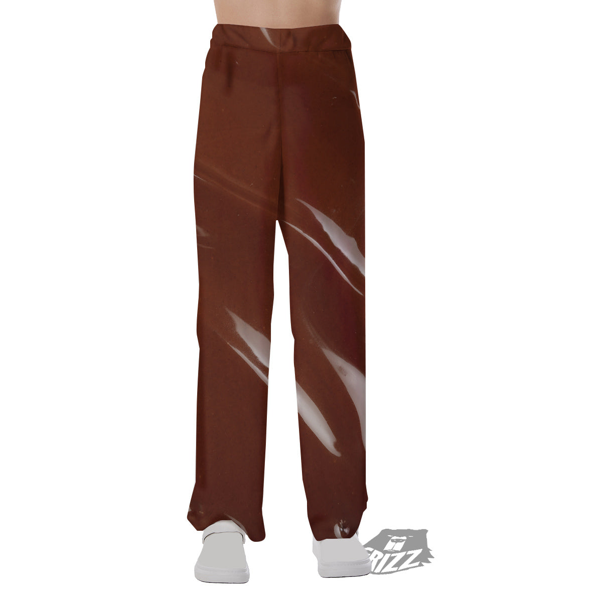 Chocolate Texture Print Pajama Pants
