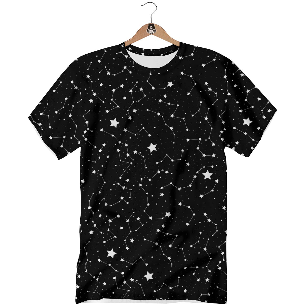 Constellations Star Print Pattern T-Shirt