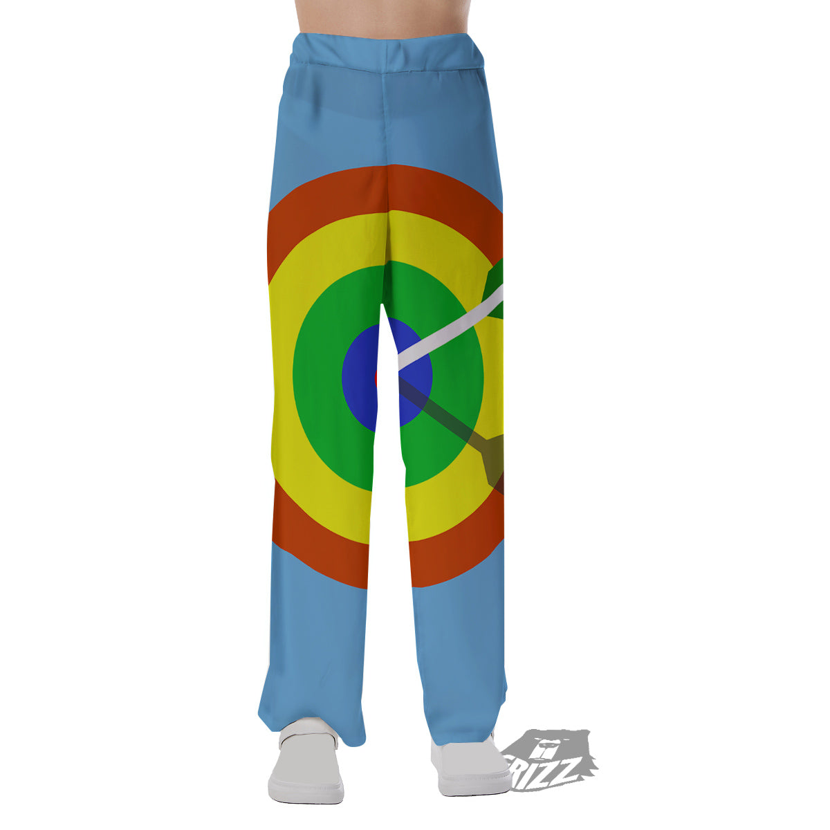 Dartboard And Colorful Darts Print Pajama Pants