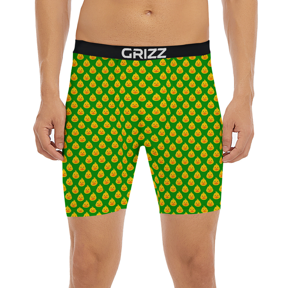 Duck Cute Cartoon Print Pattern Boxer Briefs
