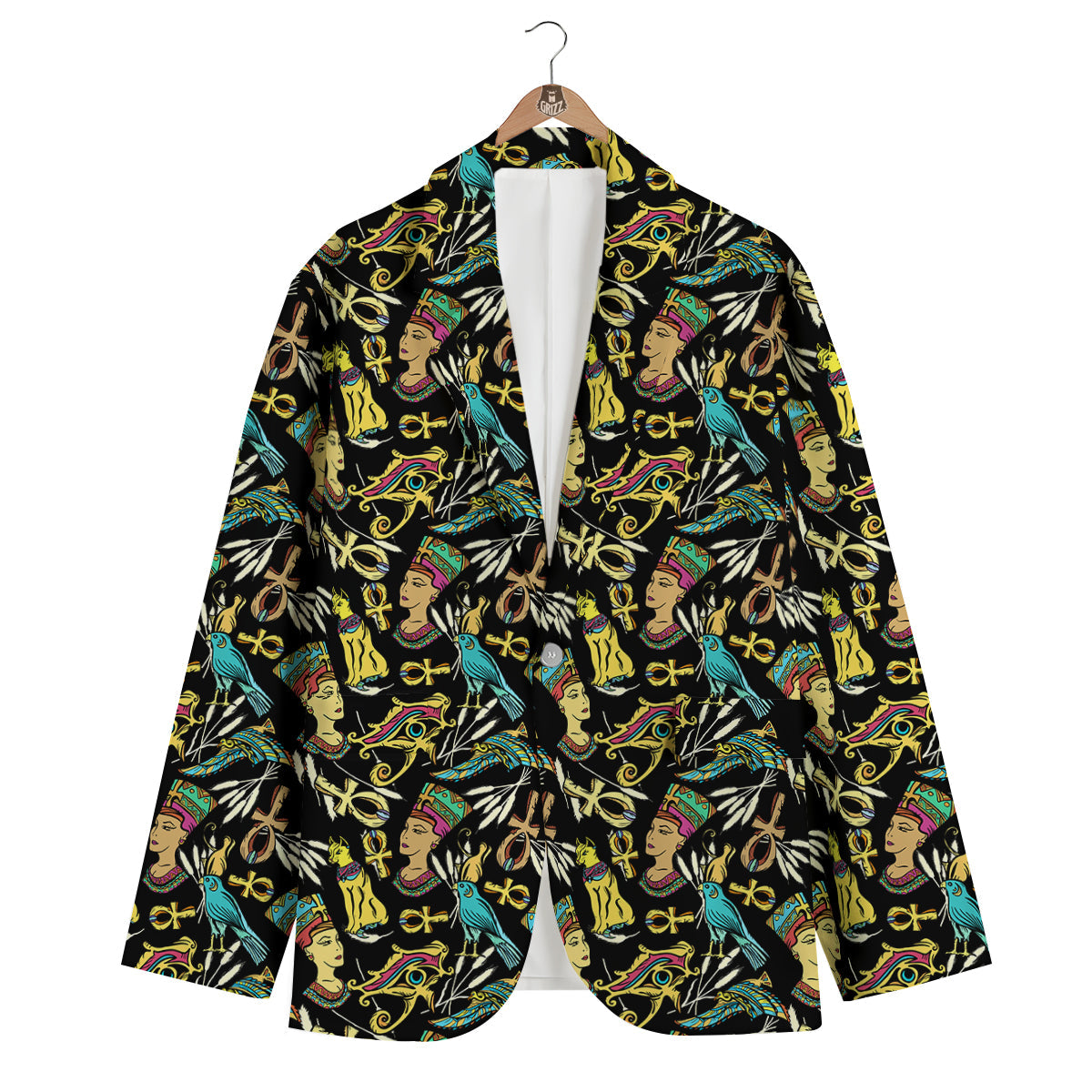 Egypt Ancient Print Pattern Men's Blazer