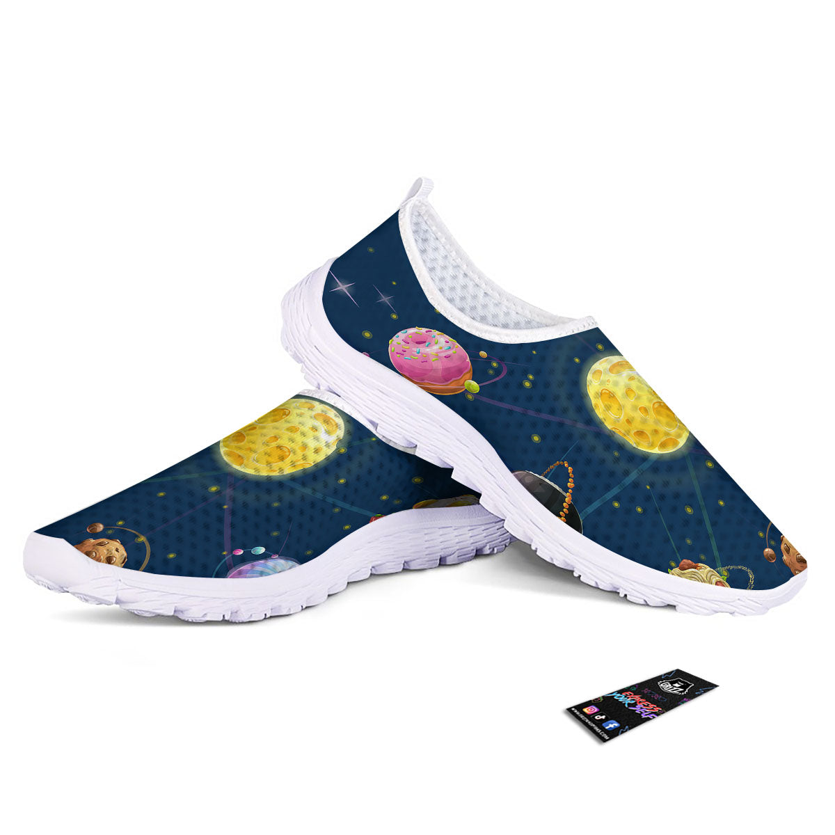 Fast Food Planets Set Print Nurse Shoes