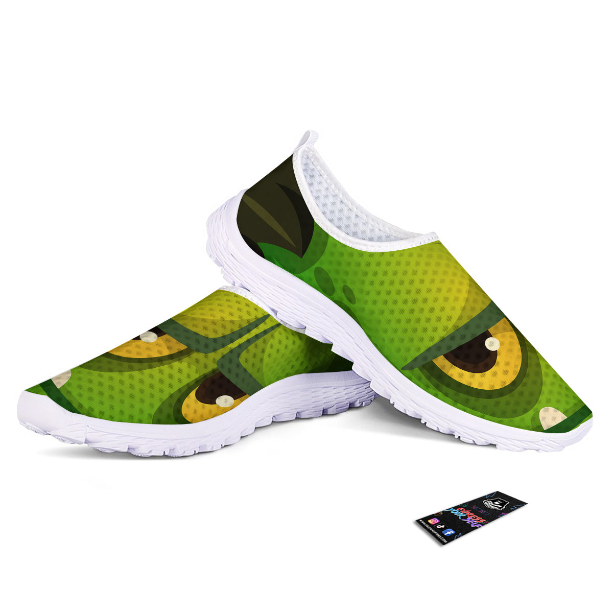 Frankenstein Face Cute Print Nurse Shoes