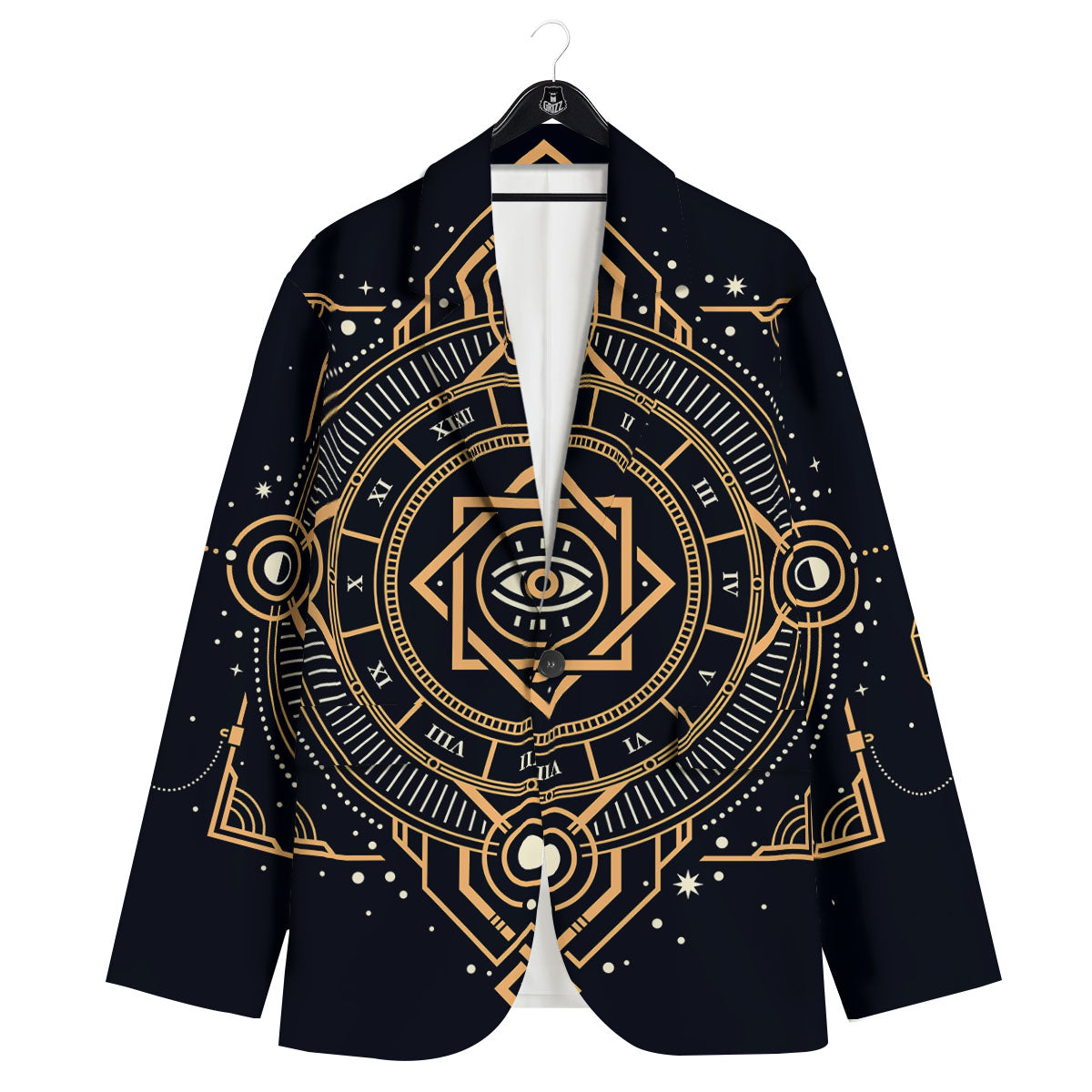 Freemasonry Masonic Eye Print Men's Sport Coat