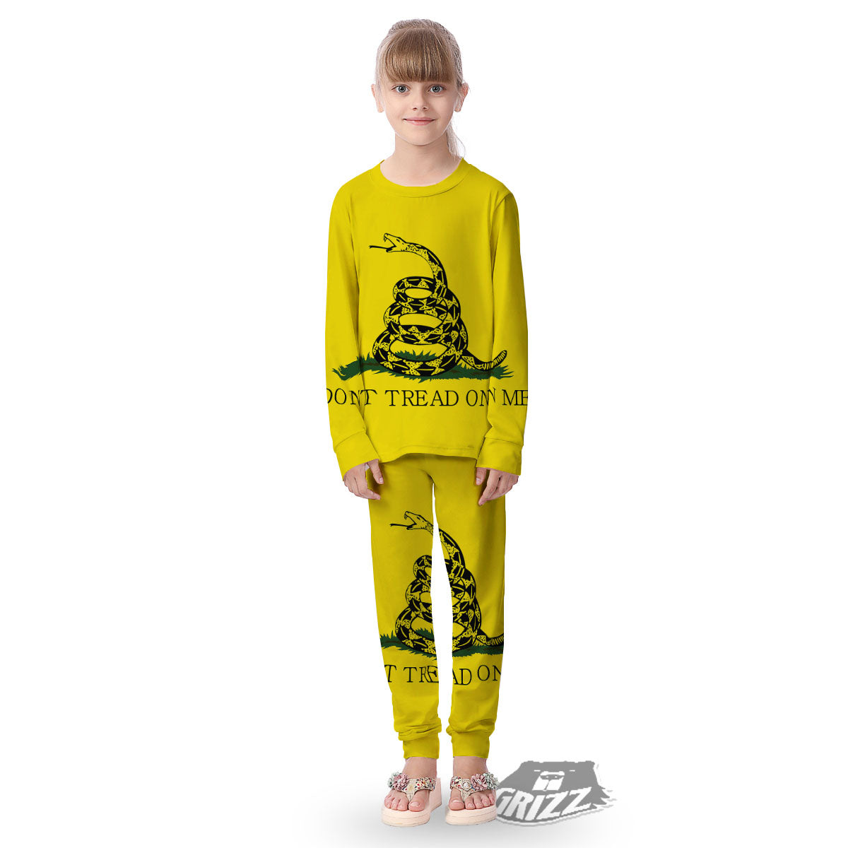 Gadsden Flag Don't Tread On Me Print Kid's Pajamas