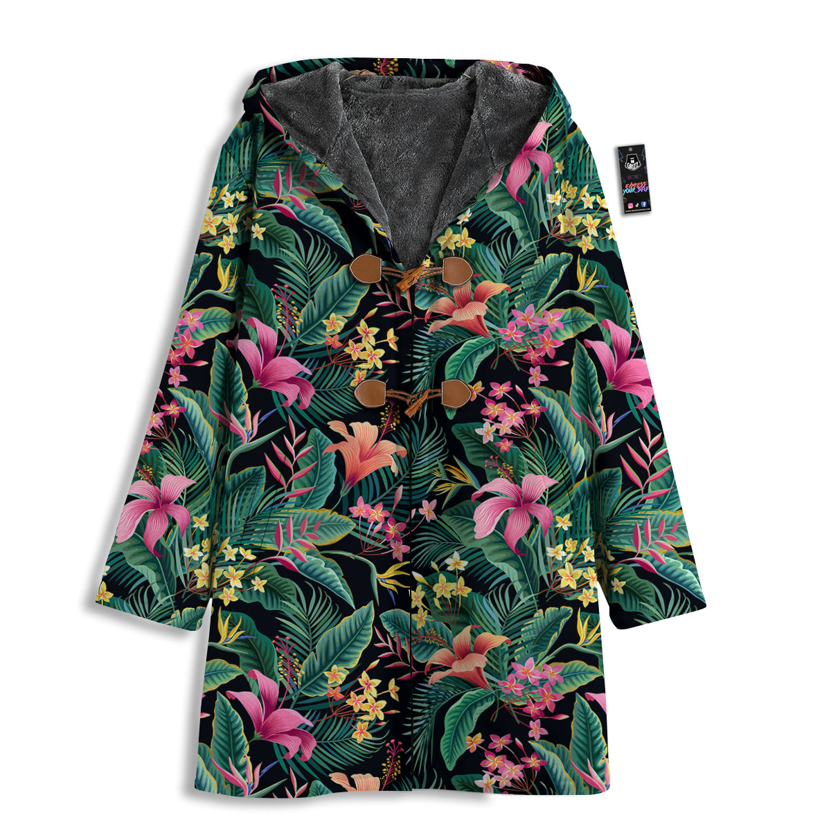 Hawaii Plants Tropical Print Pattern Men's Windbreaker Jacket