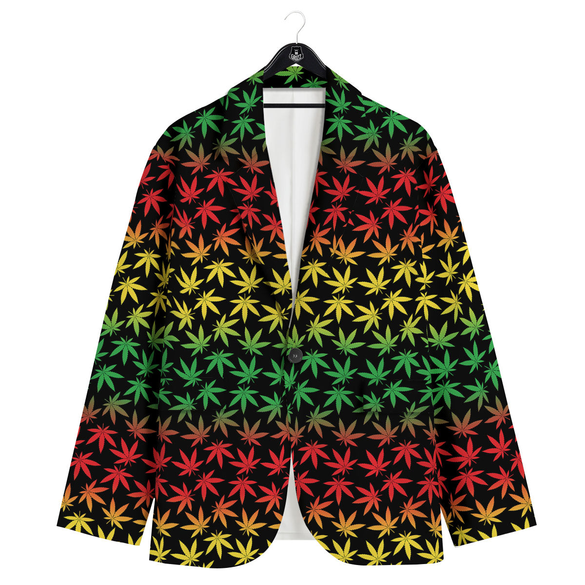 Hemp Rastafarian Print Pattern Men's Sport Coat
