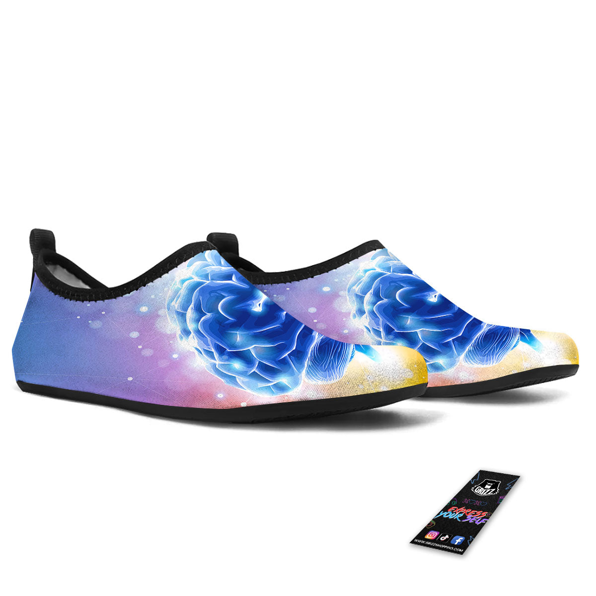 Human Brain Water Shoes