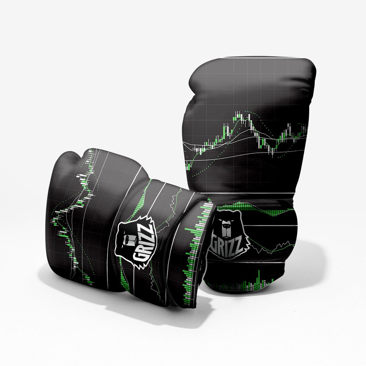 Indicators And Stock Candlestick Print Pro Boxing Glove