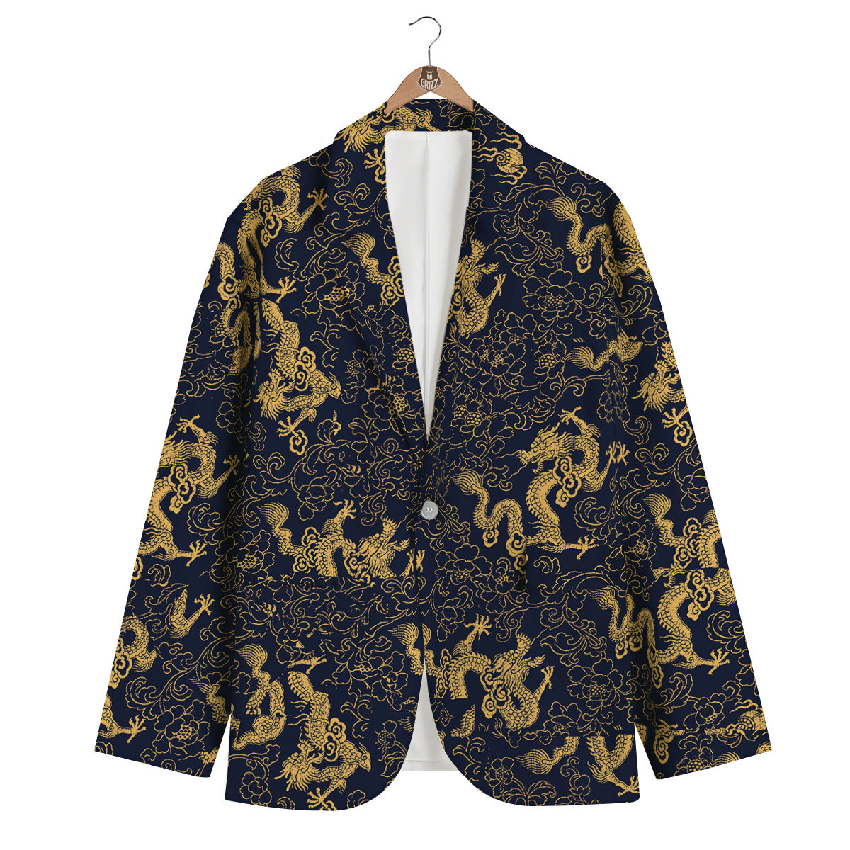 Japanese Dragon Men's Blazer