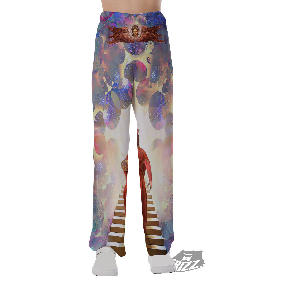 Jesus Christ From Heaven Print Pajama Pants