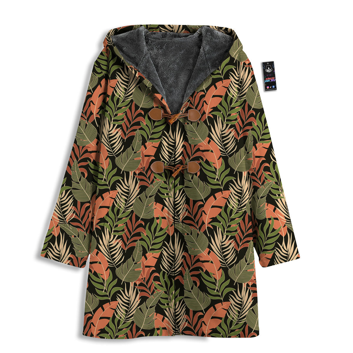 Jungle Hawaii Plants Tropical Print Pattern Men's Windbreaker Jacket