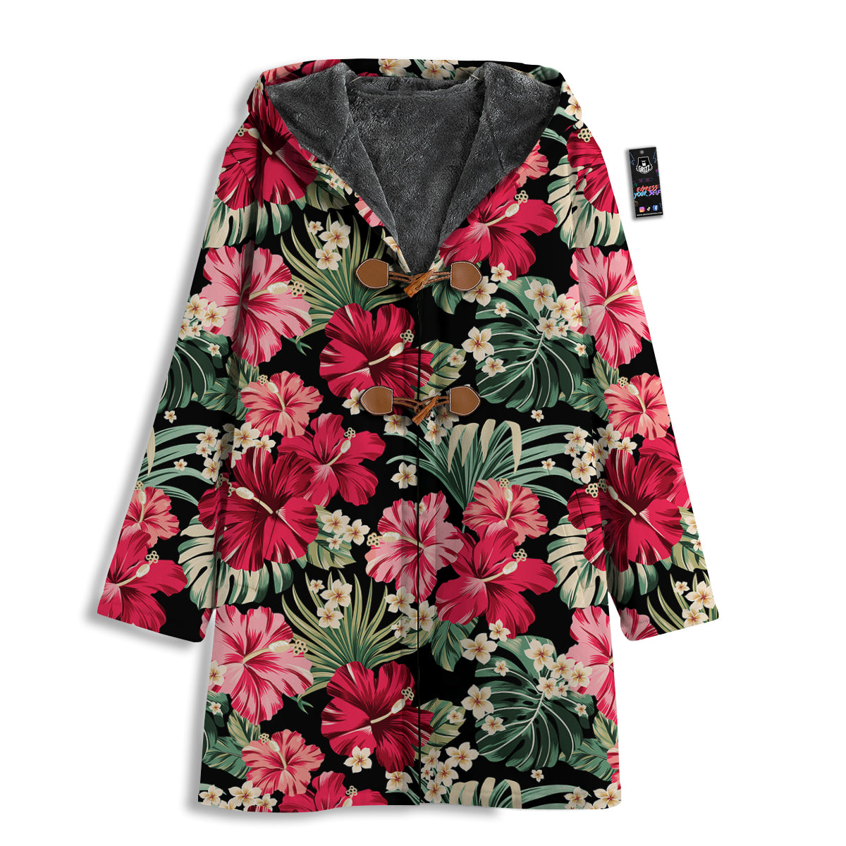 Jungle Hawaiian Tropical Print Pattern Men's Windbreaker Jacket