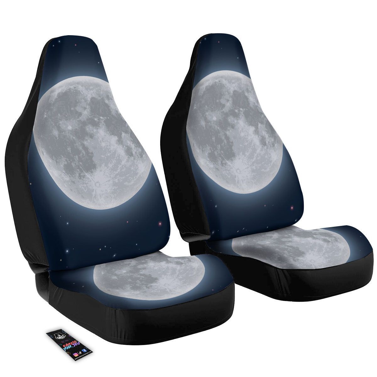 Moonlight And Night Sky Print Car Seat Covers