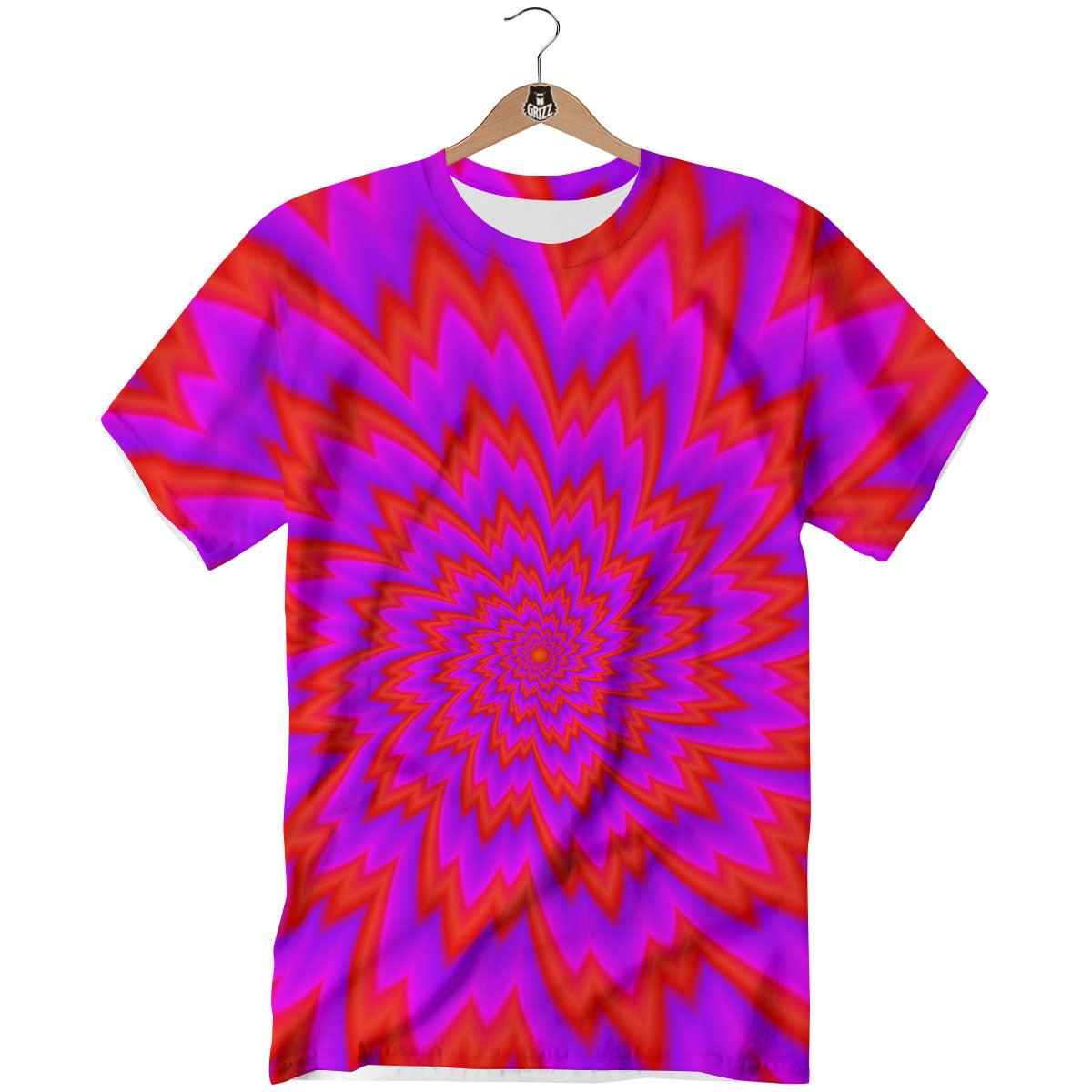 Optical Illusion Spiky Psychedelic T-Shirt