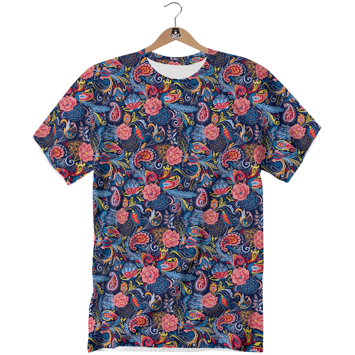 Paisley Art Print Pattern T-Shirt