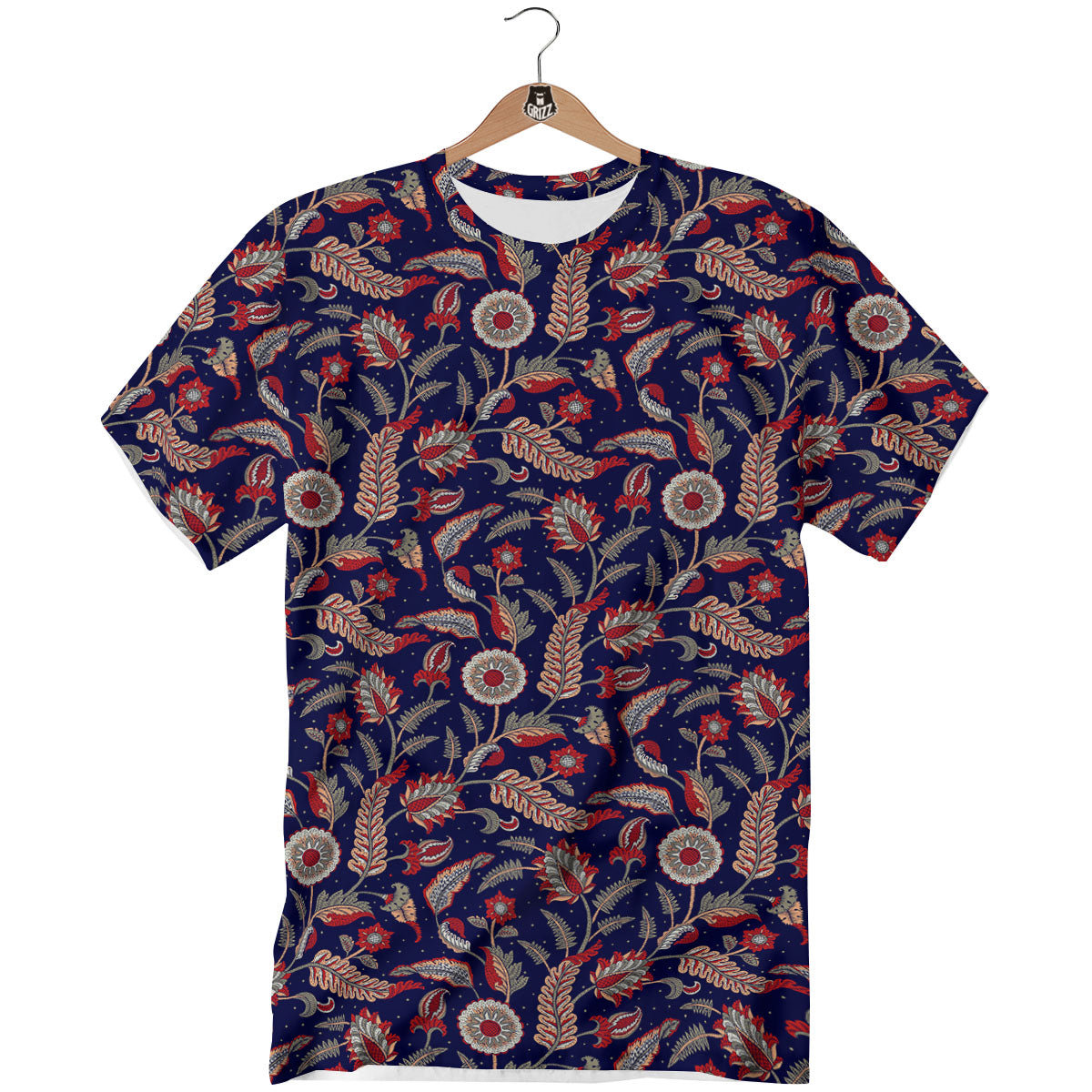 Paisley Indian Print Pattern T-Shirt