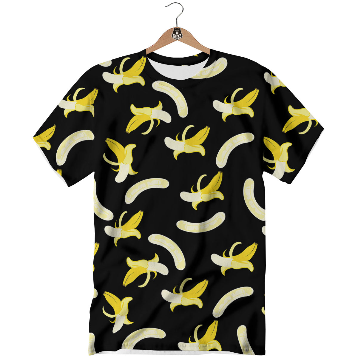 Peeled Banana Print Pattern T-Shirt