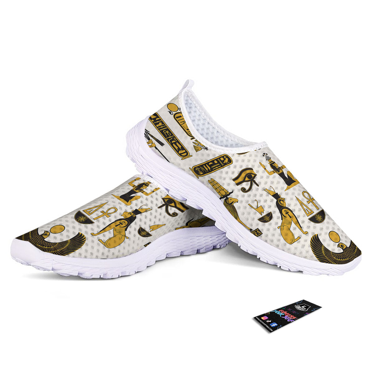 Pharaohs And Gods Egyptian Print Nurse Shoes