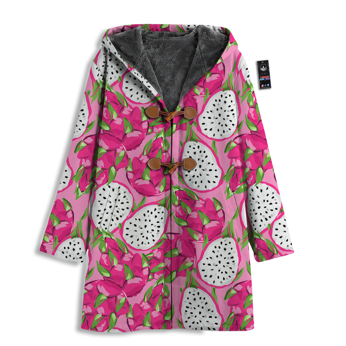 Pitaya Tropical Print Pattern Men's Windbreaker Jacket