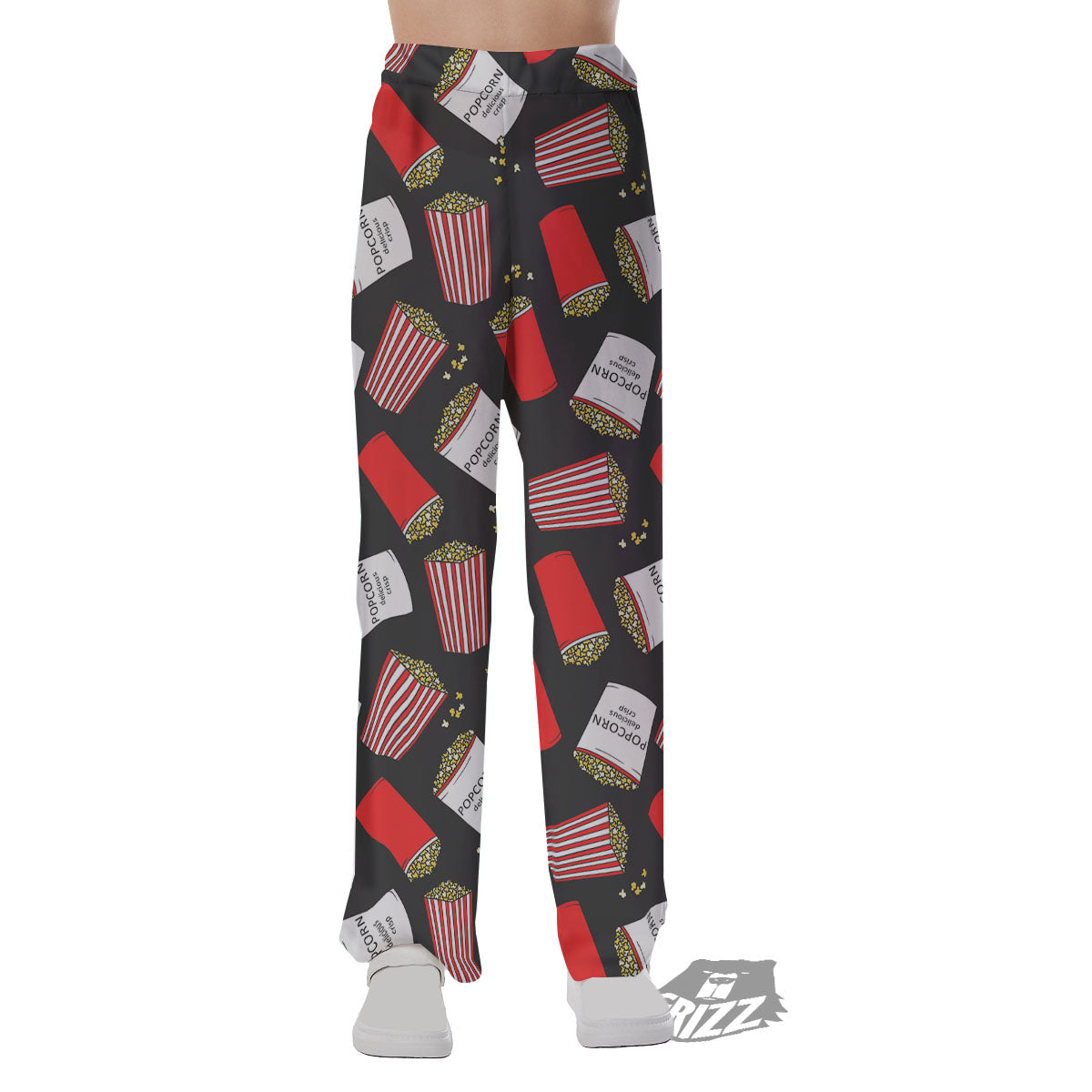 Popcorn Box Print Pattern Pajama Pants