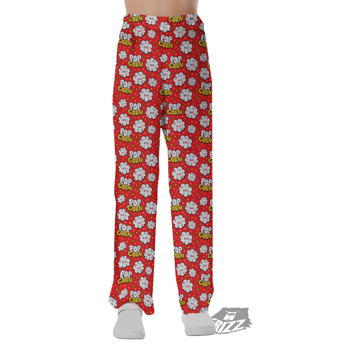 Popcorn Cute Print Pattern Pajama Pants