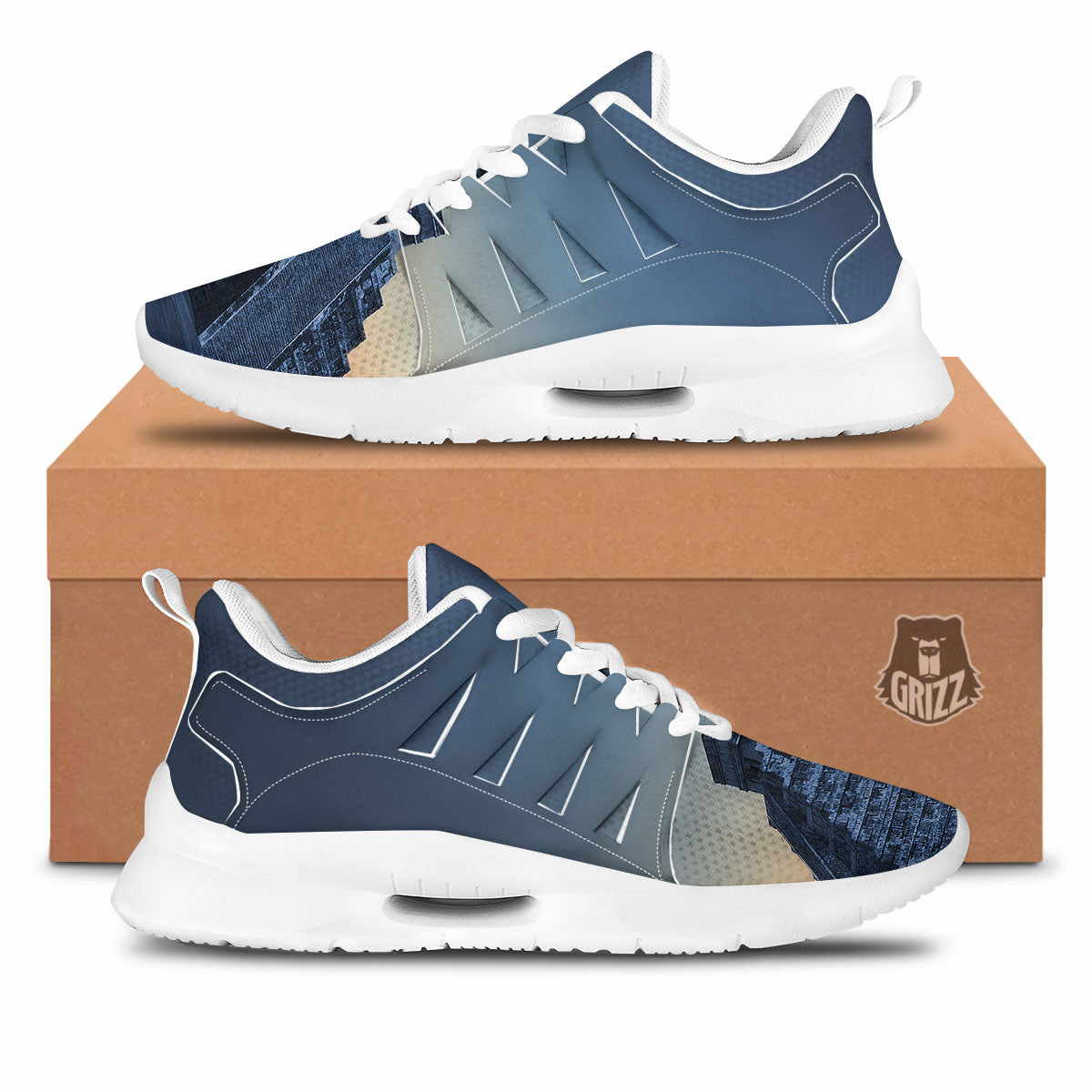 Pyramid Mayan Print Tennis Shoes