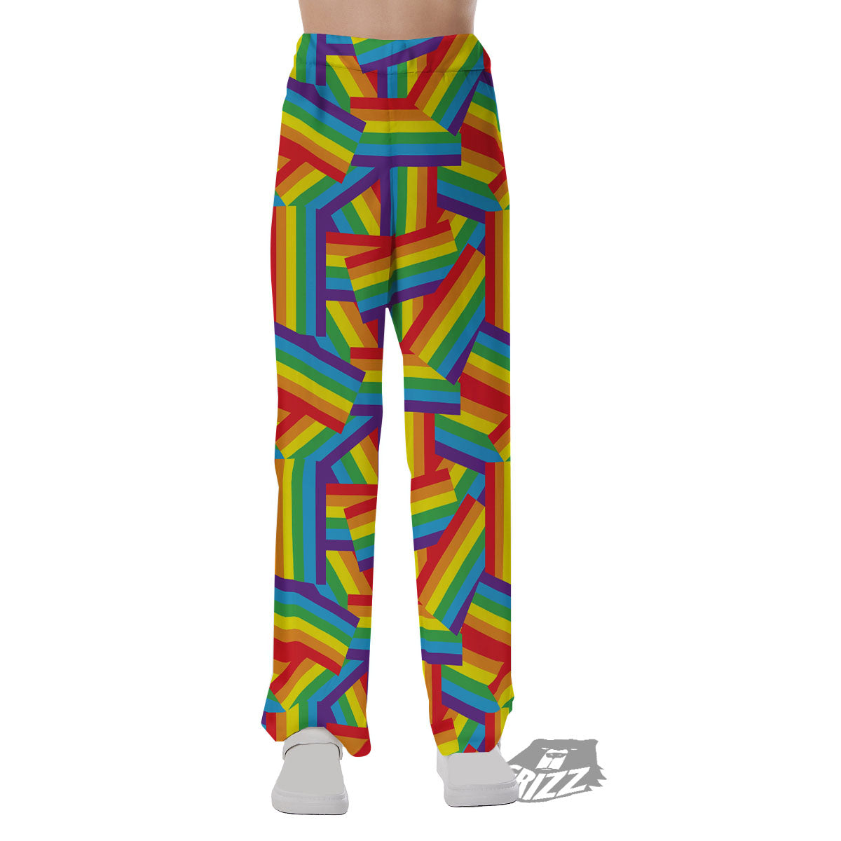 Rainbow Flag LGBT Pride Pattern Pajama Pants