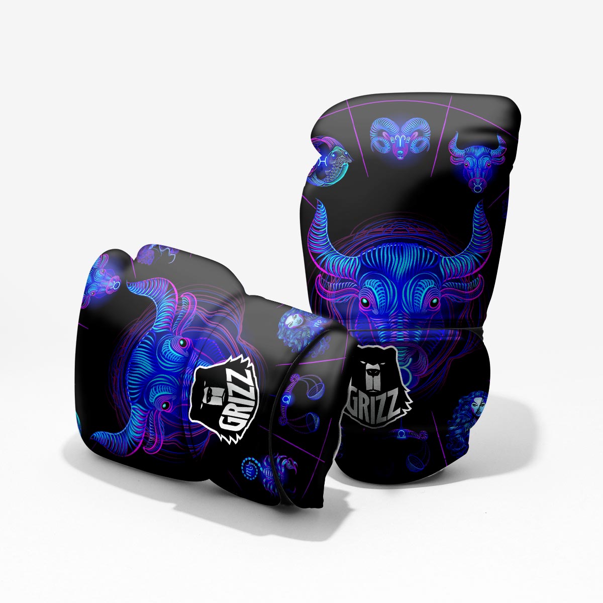Signs Astrological And Taurus Print Pro Boxing Glove