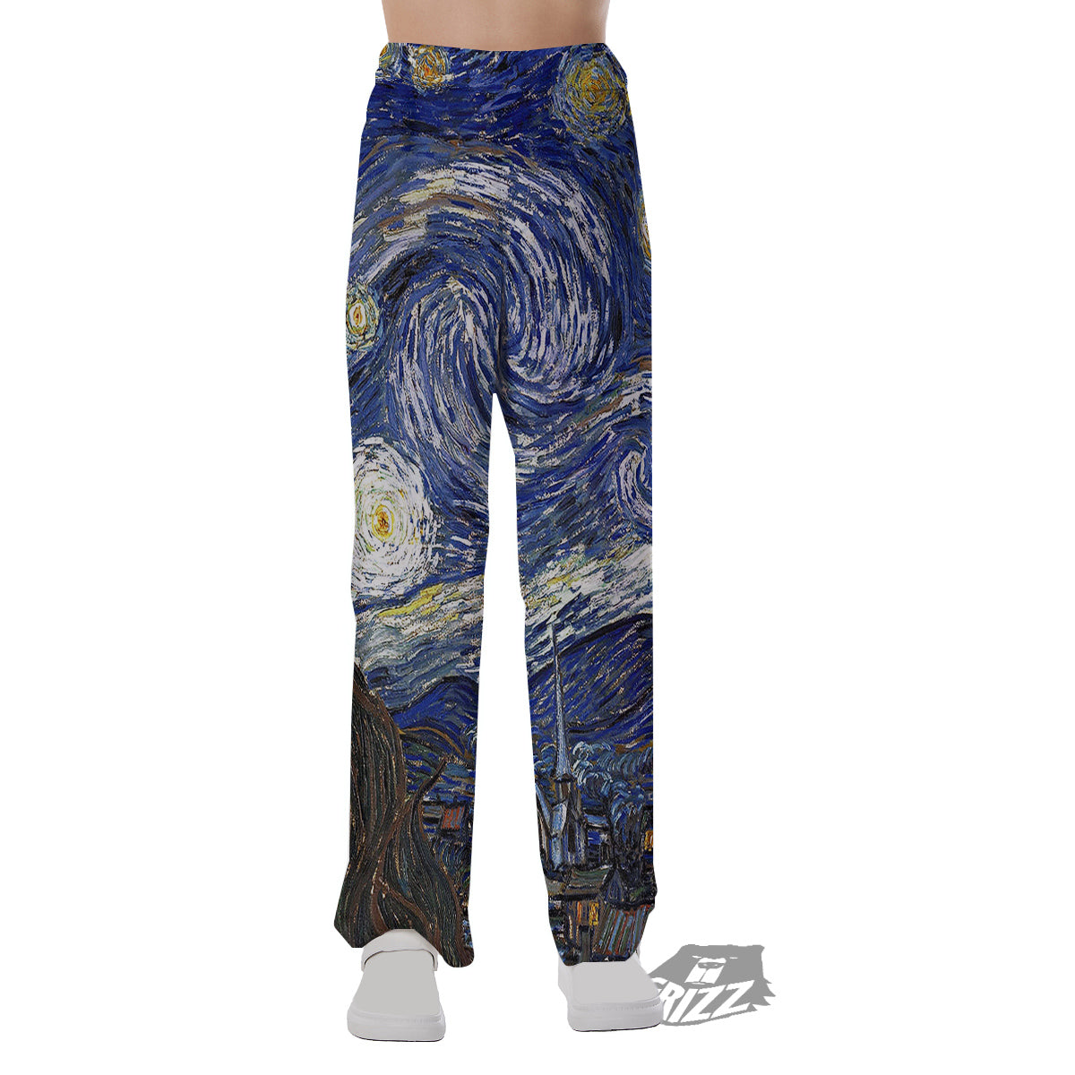 Starry Night Print Pajama Pants