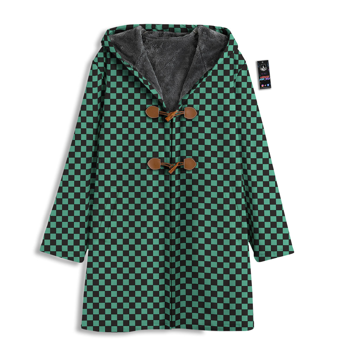 Tanjiro Print Pattern Men's Windbreaker Jacket