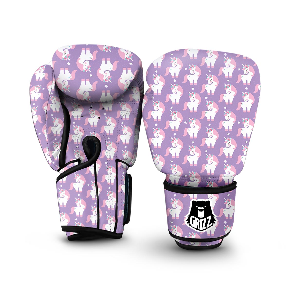 Unicorn Print Pattern Boxing Gloves