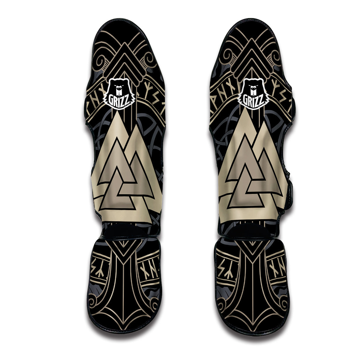 Viking Norse Symbol Muay Thai Shin Guards
