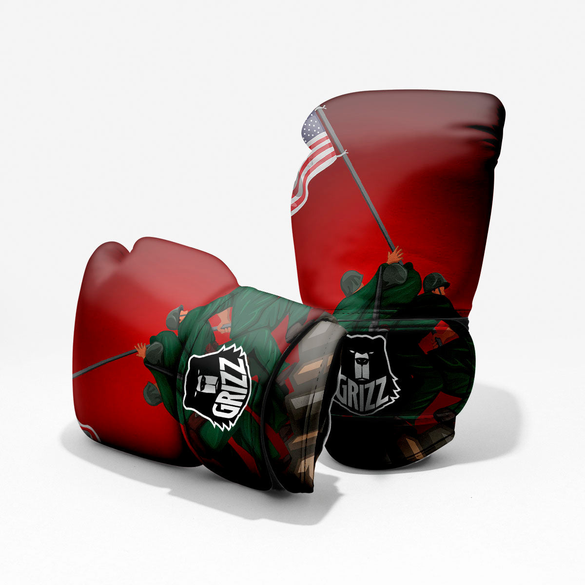 War Memorial American Print Pro Boxing Glove