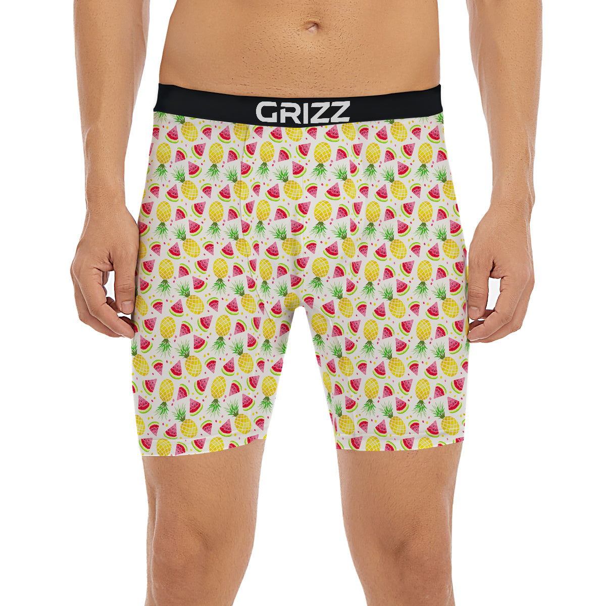 Watermelon Cute Pineapple Print Pattern Boxer Briefs