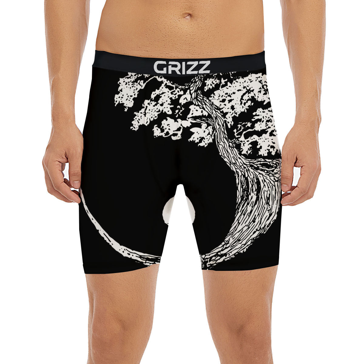 Yin Yang Roots Print Boxer Briefs