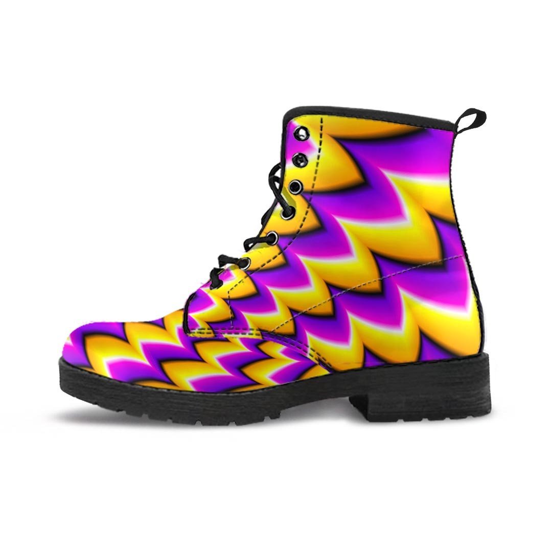 Abstract Optical illusion Men's Boots