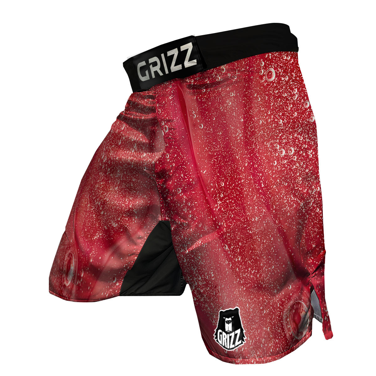 Abstract Red Liquid MMA Shorts