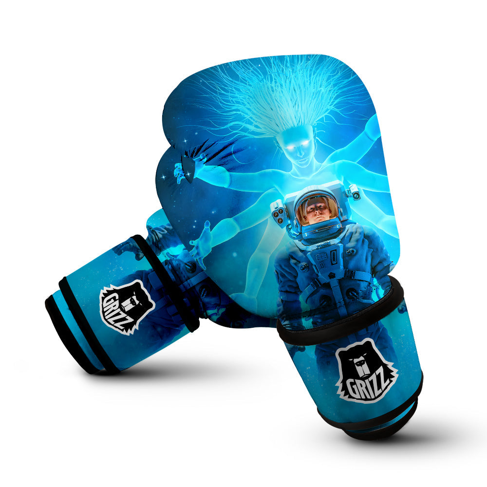 Astronaut And Female Alien Print Boxing Gloves – Grizzshopping
