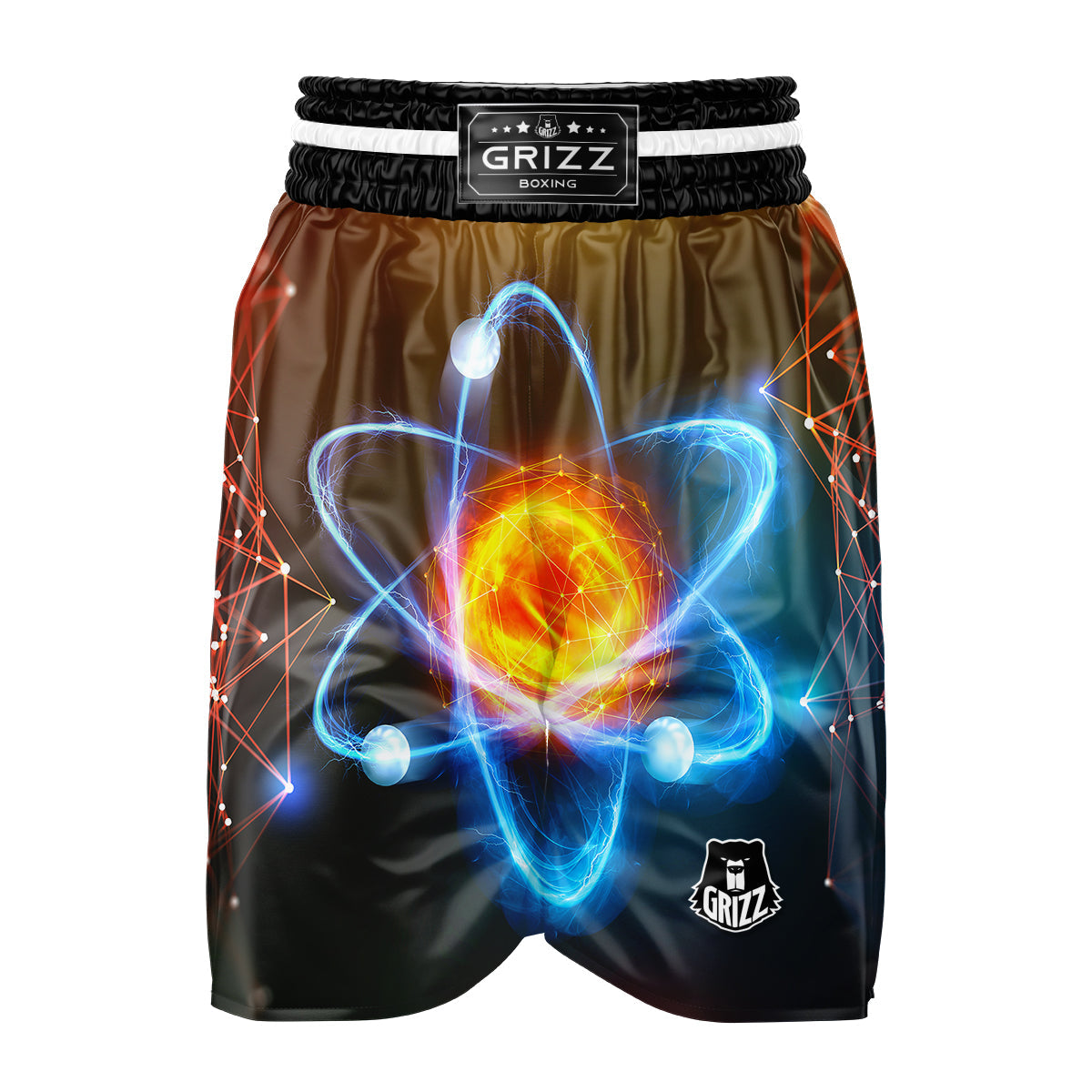 Atomic Structure Print Boxing Shorts