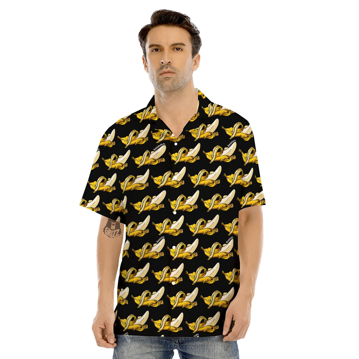Buffalo Plaid Yellow Print Pattern Men's Hawaiian Shirt