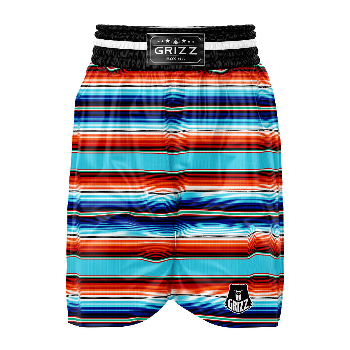 Blanket Mexican Vintage Print Pattern Boxing Shorts