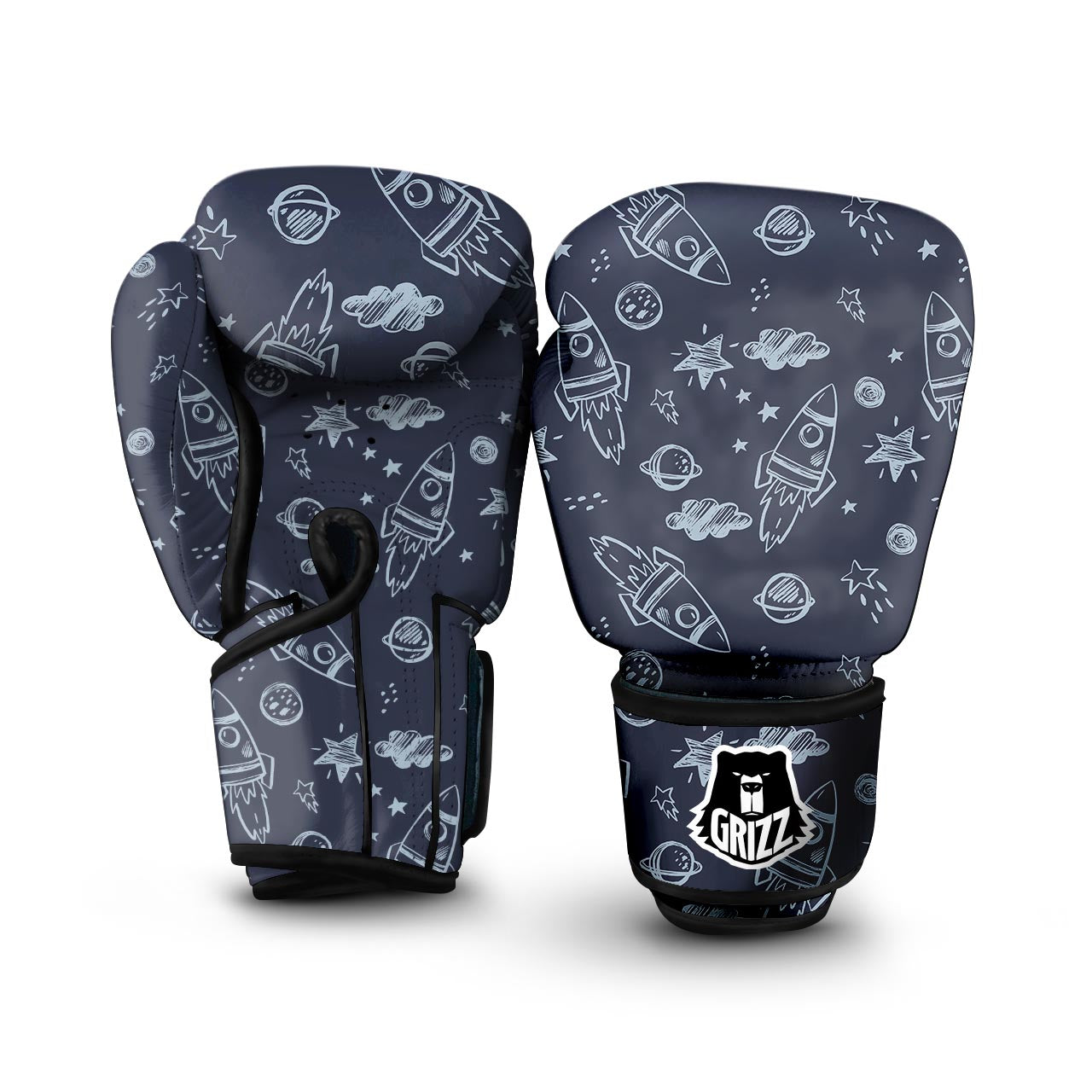 Cartoon Galaxy Space Boxing Gloves