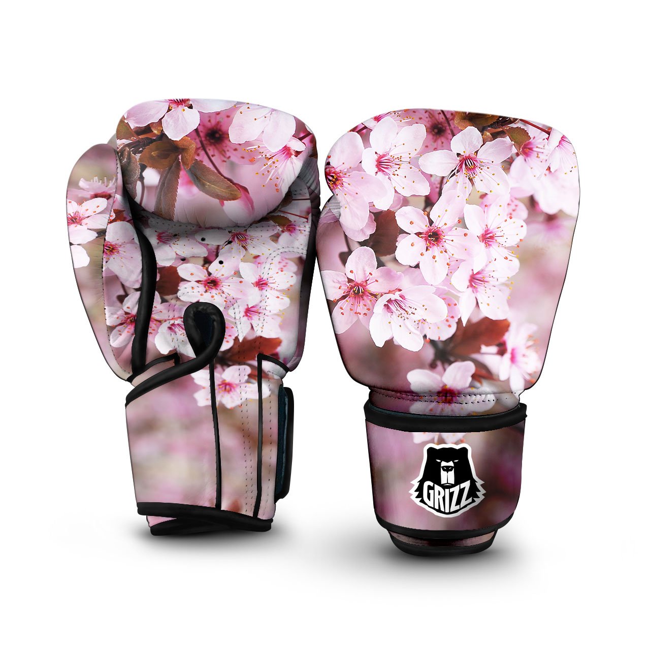 Cherry Blossom Sakura Print Boxing Gloves